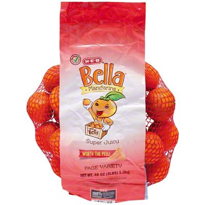 H-E-B Bella Mandarins, 3 lb bag | Central Market - Really Into Food