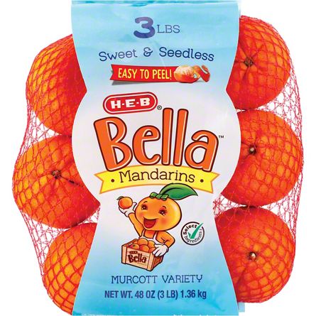H-E-B Bella Mandarins, 3 lb bag | Central Market - Really Into Food