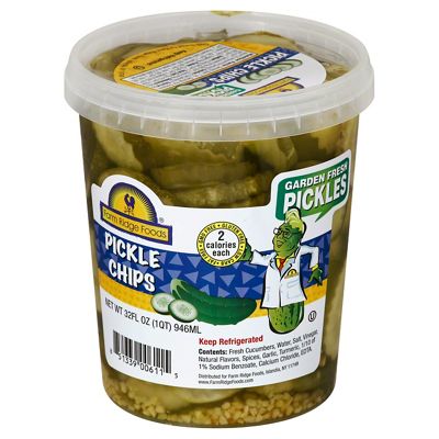 Farm Ridge Foods Pickle chips, 32 OZ | Central Market - Really Into Food