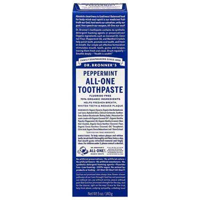 Dr. Bronner's All-One Toothpaste - Peppermint, 5 oz | Central Market ...