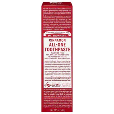 Dr. Bronner's All-One Toothpaste - Cinnamon, 5 oz | Central Market ...