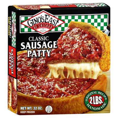 Gino's East of Chicago Deep Dish, Classic Sausage Patty, 32 oz ...