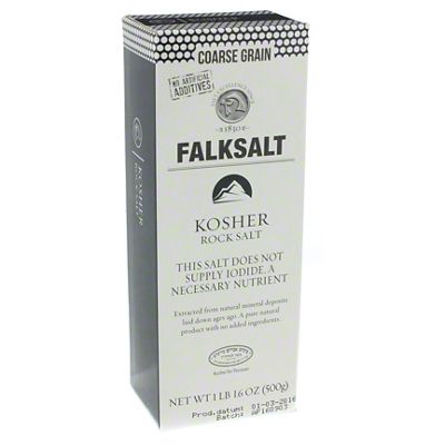 Falksalt Traditional German Kosher Rock Salt - Coarse Grain, 17.6 oz ...