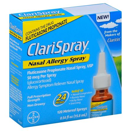 ClariSpray Nasal Allergy Spray 120 Metered Sprays, .54 oz | Central ...