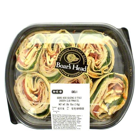 Boar's Head Buffalo Chicken Club Pinwheel Wraps, 12.5 oz | Central ...