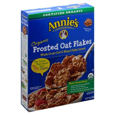 Annie's Homegrown Organic Frosted Oat Flakes Cereal, 10.8 oz | Central ...