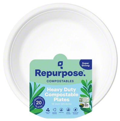 Repurpose Compostable 10 in Plates, 20 ct | Central Market - Really ...