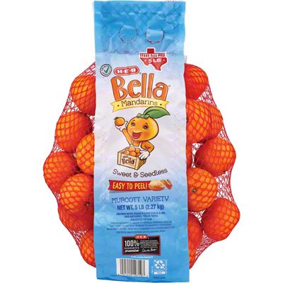 H-E-B Bella Mandarin Oranges, 5 lb bag | Joe V's Smart Shop | Low ...