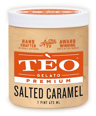 Tèo Salted Caramel Gelato, 1 pt | Central Market - Really Into Food