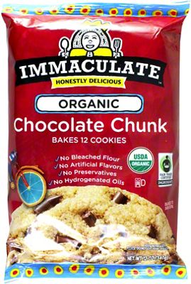 Immaculate Baking Immaculate Baking Organic Chocolate Chunk Cookies, 12 ...