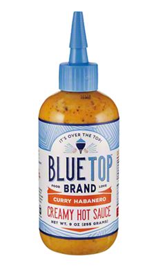 Blue Top Brand Curry Habanero Creamy Hot Sauce, 9 oz | Central Market ...
