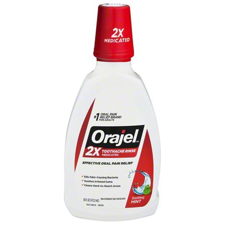 Orajel For Toothache Double Medicated Rinse, 16 oz | Central Market ...