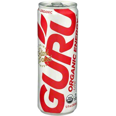 GURU Organic Lite Energy Drink, 12 oz | Central Market - Really Into Food