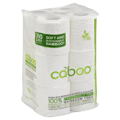 Caboo 300 Sheet Toilet Paper, 12 ct | Central Market - Really Into Food