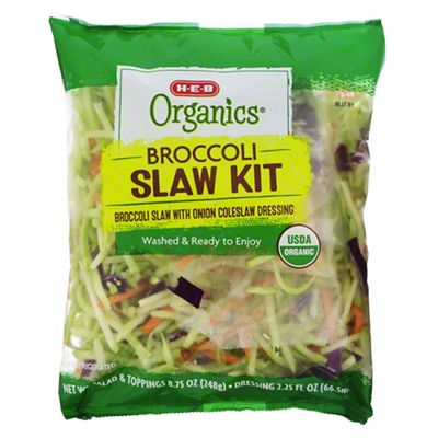H-E-B Organics Broccoli Slaw Kit, EACH | Central Market - Really Into Food