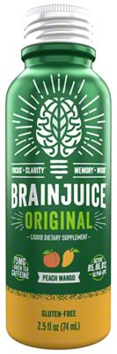 BrainJuice Original Liquid Supplement - Peach Mango, 2.5 oz | Central ...