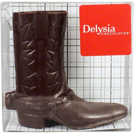 Delysia Chocolatier Solid Dark Chocolate Cowboy Boot, 11 oz | Central ...