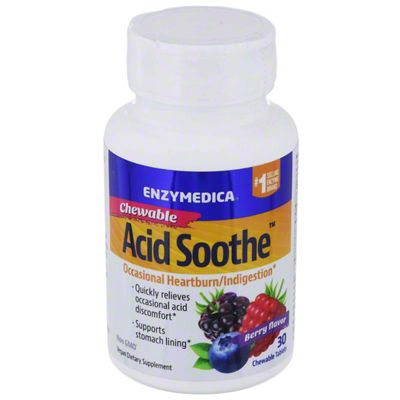 Enzymedica Acid Soothe Berry Chewable Tablets, 30 ct | Central Market ...