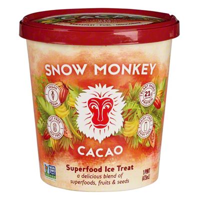 Snow Monkey Cacao Superfood Vegan Ice Treat, 16 oz | Central Market ...