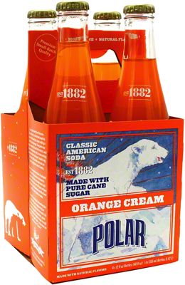 Polar Soda Orange Cream, 4 pk | Central Market - Really Into Food