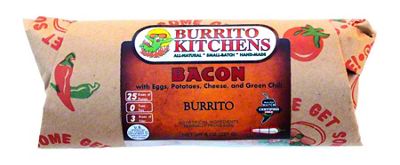 Burrito Kitchens Bacon & Egg Burrito, 8 oz | Central Market - Really ...