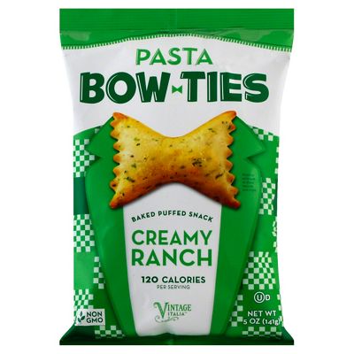 Vintage Pasta Bow Ties Creamy Ranch Baked Puff Snacks, 5 oz | Central ...