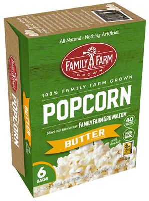 Family Farm Grown Butter Microwave Popcorn, 6 ct | Central Market ...