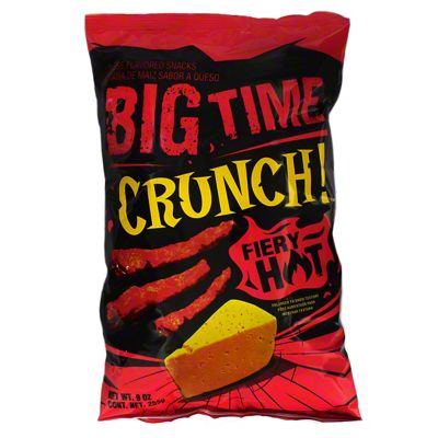 Big Time Crunch! Cheese-Flavored Snacks - Fiery Hot, 9 oz | Joe V's ...
