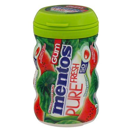 Mentos Pure Fresh Sugar Free Chewing Gum - Watermelon, 50 pc | Joe V's ...