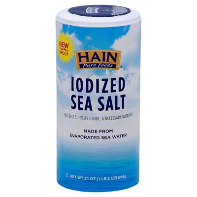 Hain Iodized Sea Salt, 21 oz | Central Market - Really Into Food