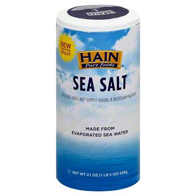 Hain Pure Foods Sea Salt, 21 oz | Central Market - Really Into Food