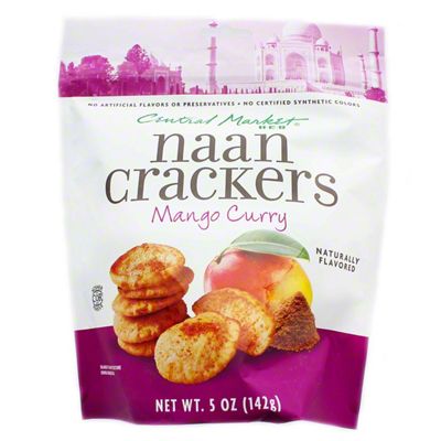 Central Market Mango Curry Naan Crackers, 5 oz | Central Market ...