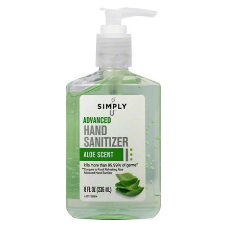 Simply U Advanced Hand Sanitizer With Aloe, 8 oz | Central Market ...