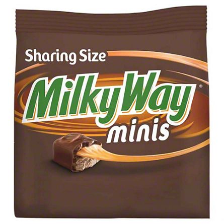 Milky Way Minis Milk Chocolate Candy Bars - Sharing Size, 9.7 oz | Joe ...
