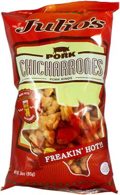 Julio's Freakin' Hot! Chicharrones, 3 oz | Central Market - Really Into ...
