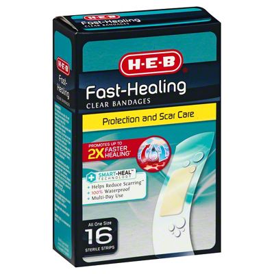 H-E-B Fast Healing Clear Bandages, 16 ct | Central Market - Really Into ...