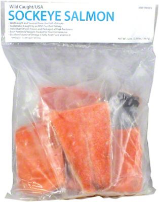 Sockeye Salmon Individually Wrapped Portions, 2 lb | Central Market ...