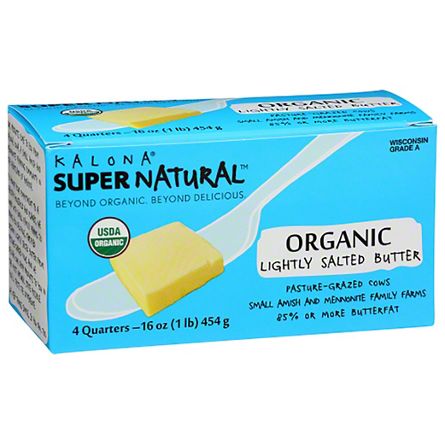 Kalona Supernatural Organic Lightly Salted Butter Sticks, 4 ct ...