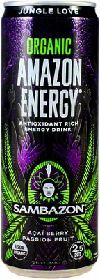Sambazon Amazon Energy Energy Drink Jungle Love Passion Fruit, 12 oz ...
