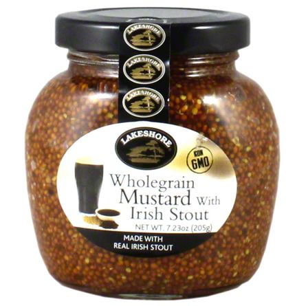 Lakeshore Wholegrain Mustard With Irish Stout, 7.23 oz | Central Market ...