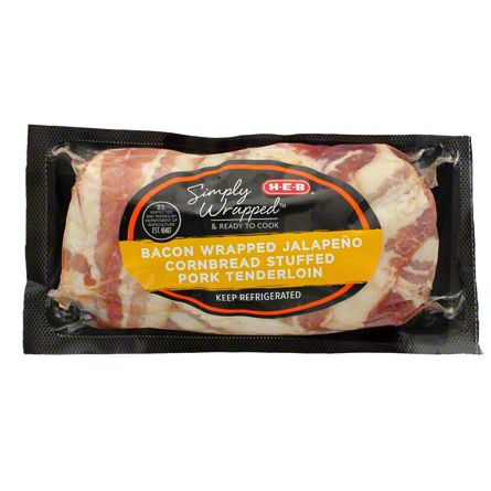 H-E-B Bacon Wrapped Pork Tenderloin with Jalapeno Cornbread | Central ...
