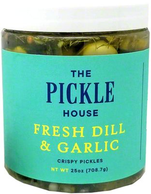 The Pickle House Fresh Dill & Garlic Pickles, 25 oz | Central Market ...
