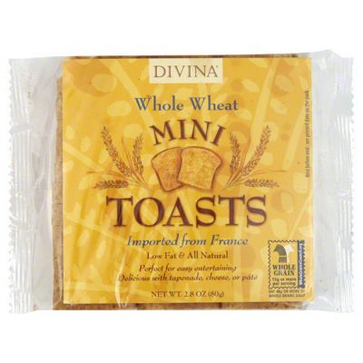 Divina Whole Wheat Mini Toasts, 2.8 oz | Central Market - Really Into Food