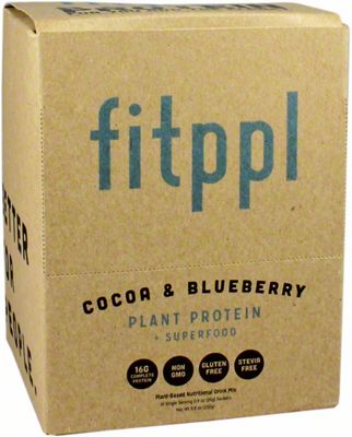 Fitppl Cocoa & Blueberry Plant Protein Box, 8.5 oz | Central Market ...