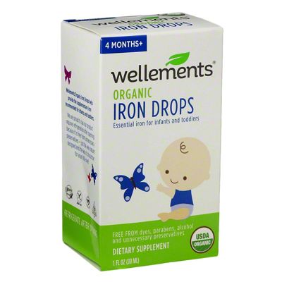Wellements Organic Iron Drops, 1 oz | Central Market - Really Into Food