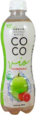 Coco Vio Sparkling Coconut Water Red Grapefruit, 13.5 oz | Central ...