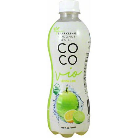 Coco Vio Sparkling Coconut Water Lemon, 13.5 oz | Central Market ...