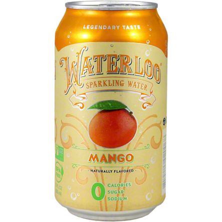 Waterloo Mango Sparkling Water, Can, 12 fl oz | Central Market - Really ...