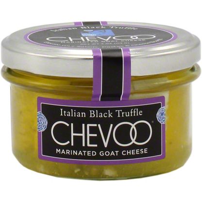 Chevoo Italian Black Truffle Marinated Goat Cheese, 4 OZ – Central Market