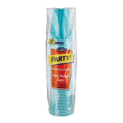 Hill Country Essentials Fun Colors 18 oz Plastic Cups, 50 ct | Joe V's ...
